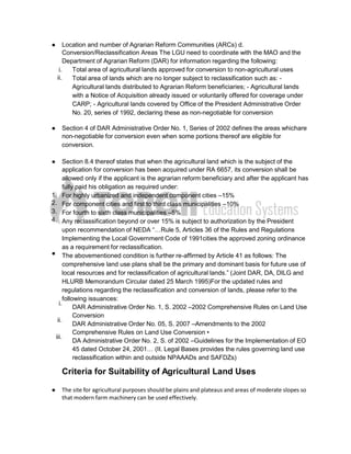 Summary of CLUP Vol 2 Economic Sector Study | PPTX