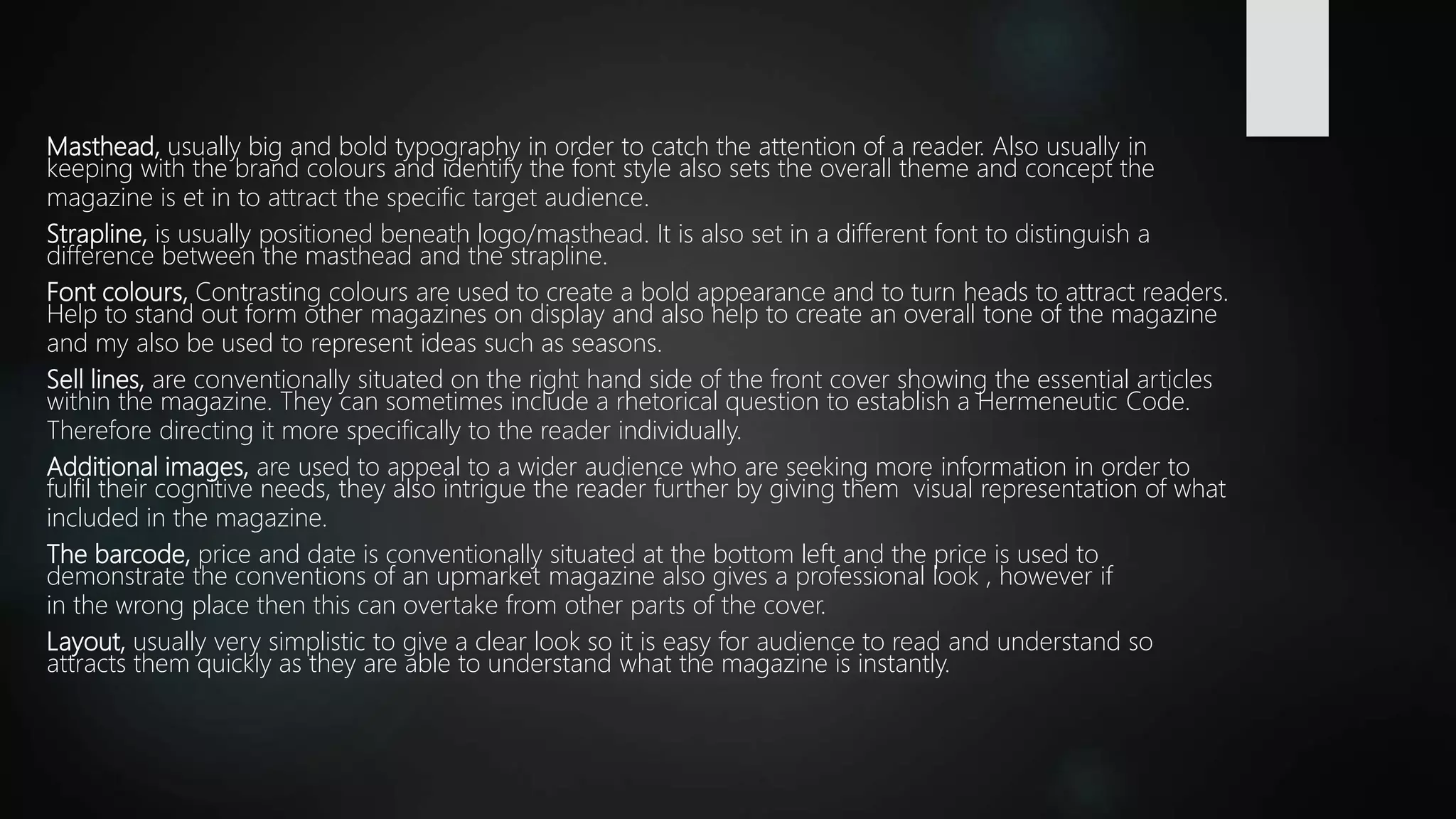 Summary of codes and conventions | PPT