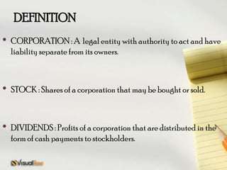 Summary of corporation | PPT