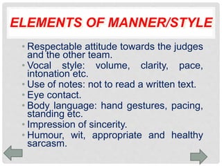 Summary of debate | PPTX