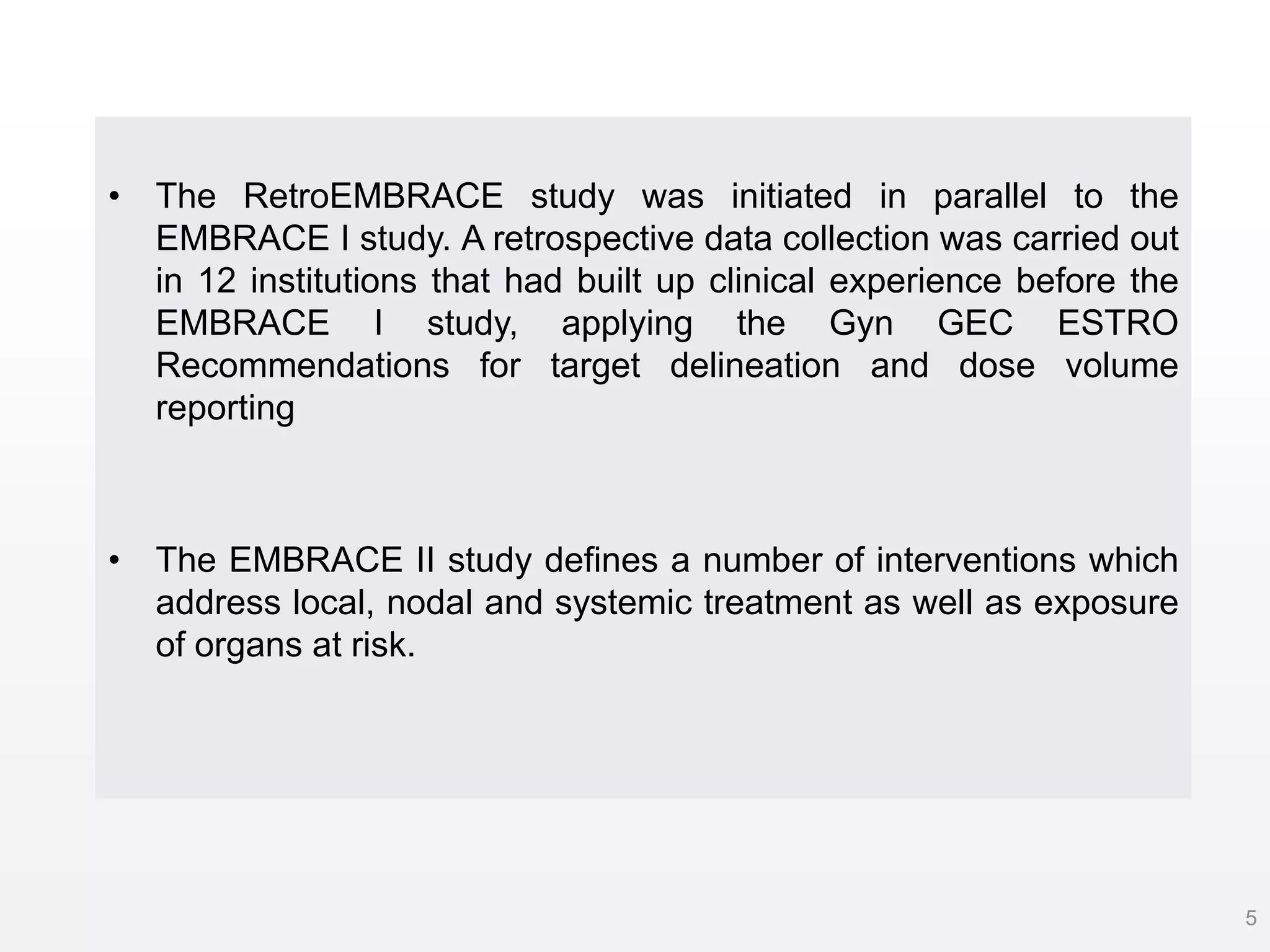 Summary of embrace protocol | PPTX