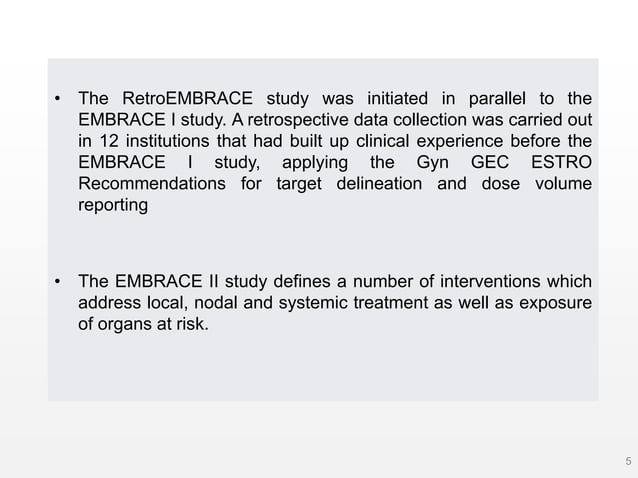 Summary of embrace protocol | PPTX