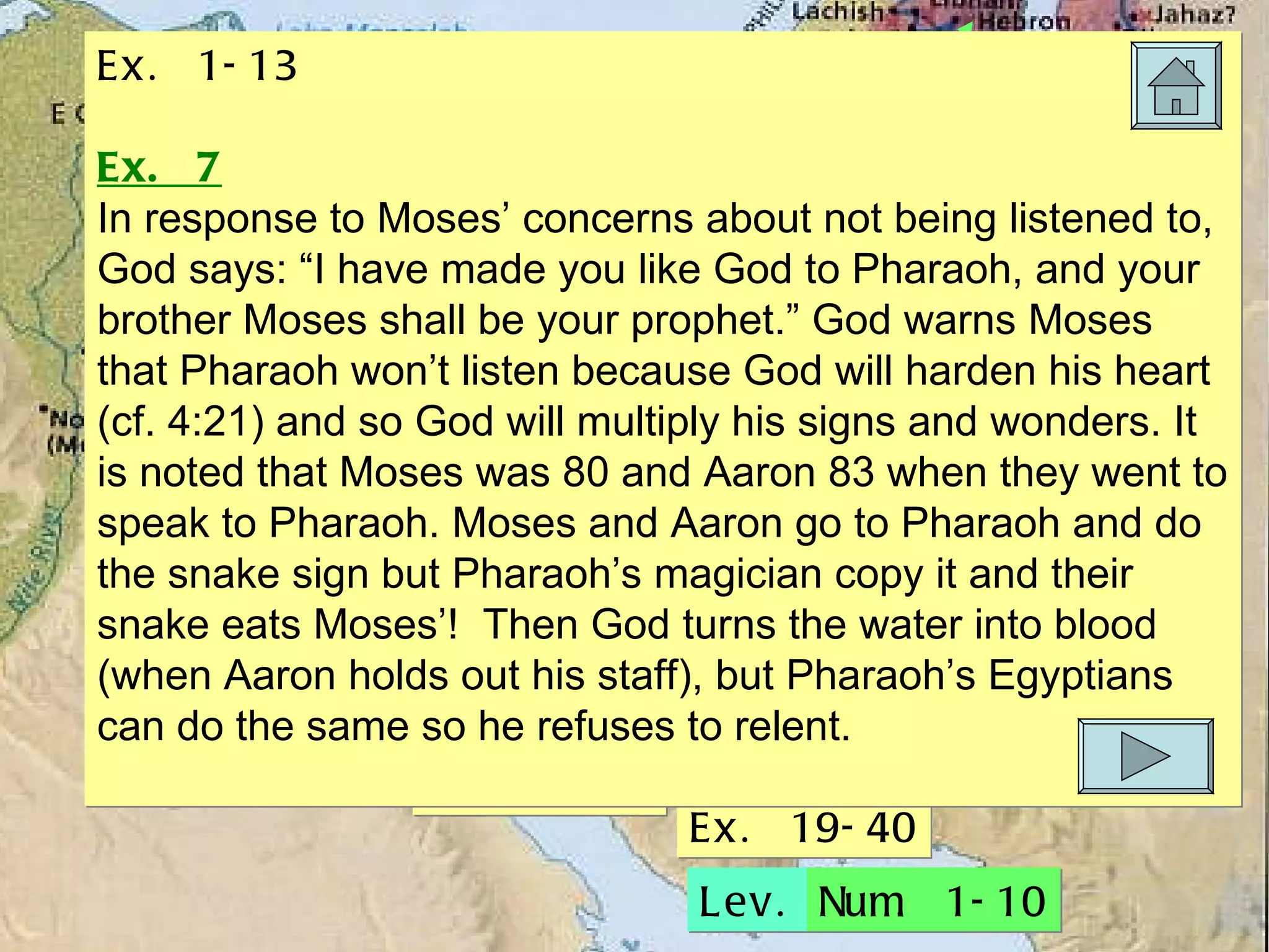 Summary of Exodus, Leviticus, Numbers and Deuteronomy | PPT