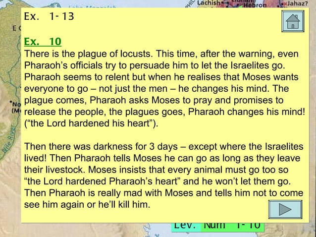 Summary of Exodus, Leviticus, Numbers and Deuteronomy | PPT | Judaism ...