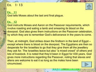 Summary of Exodus, Leviticus, Numbers and Deuteronomy | PPT