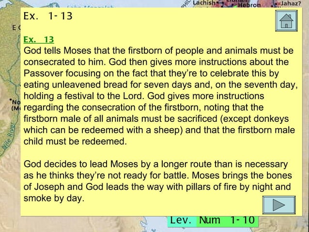 Summary of Exodus, Leviticus, Numbers and Deuteronomy | PPT | Judaism ...