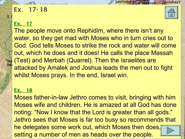 Summary of Exodus, Leviticus, Numbers and Deuteronomy | PPT | Judaism ...