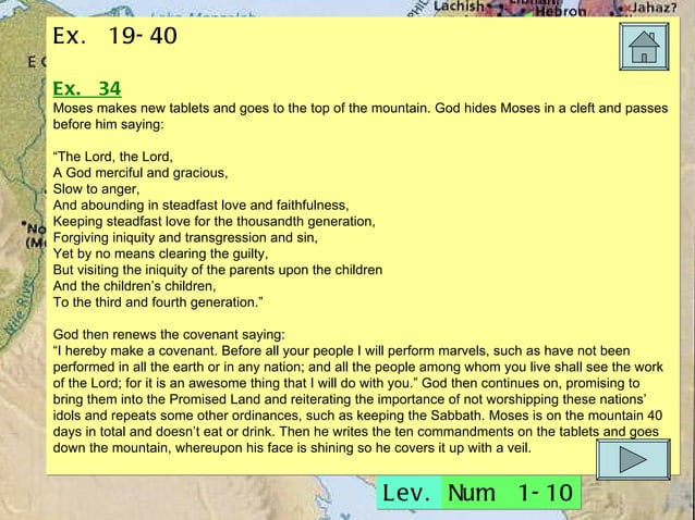 Summary of Exodus, Leviticus, Numbers and Deuteronomy | PPT | Judaism ...