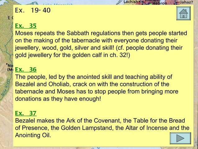 Summary of Exodus, Leviticus, Numbers and Deuteronomy | PPT | Judaism ...