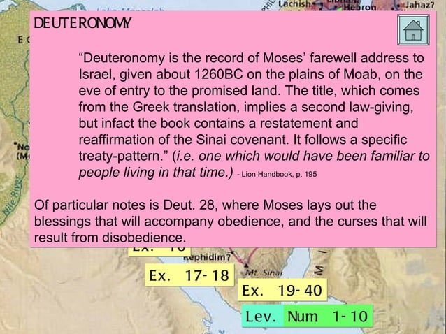 Summary of Exodus, Leviticus, Numbers and Deuteronomy | PPT | Judaism ...