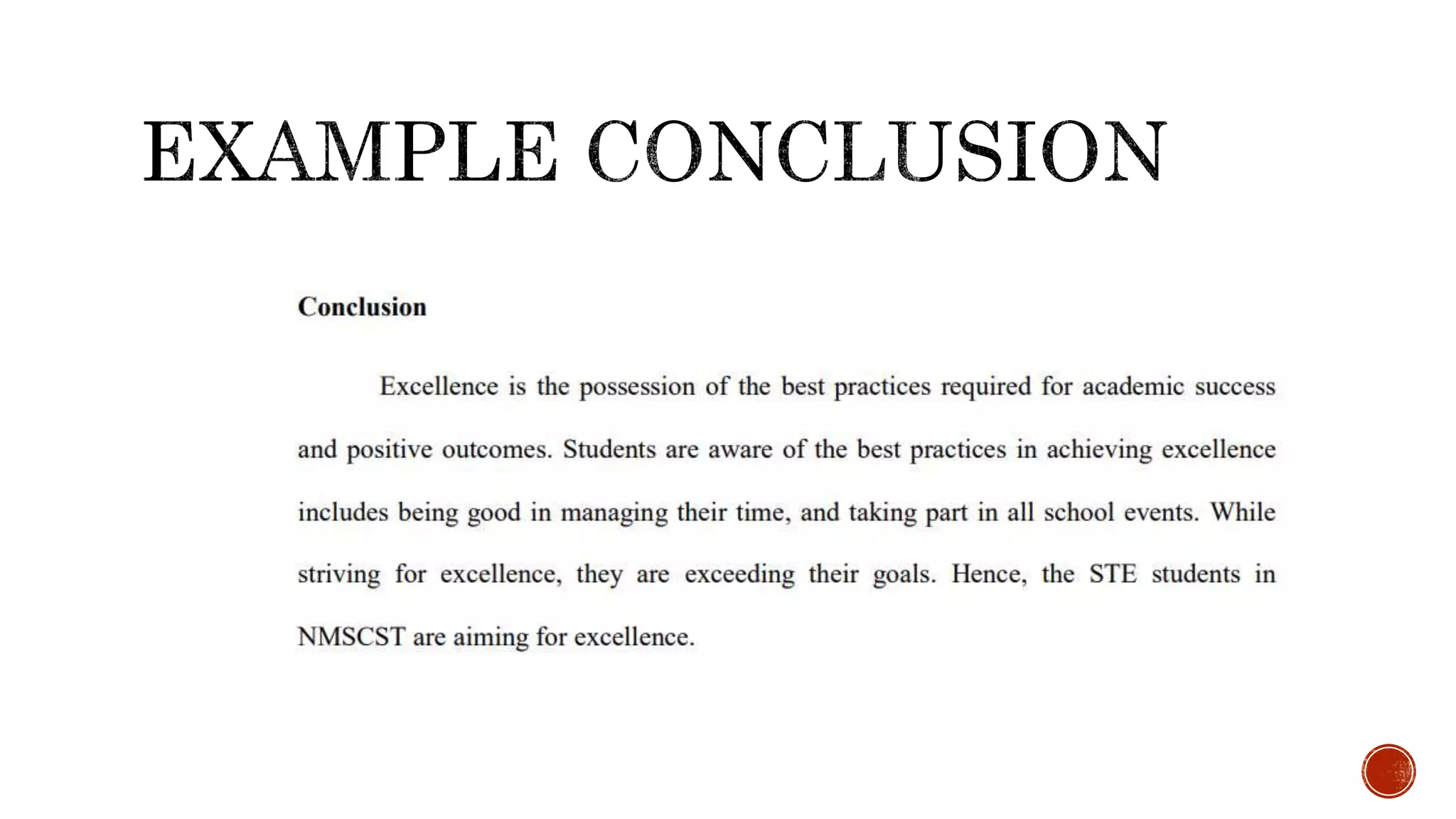 Summary of findings, conclusion and recommedations Ed200 | PPTX