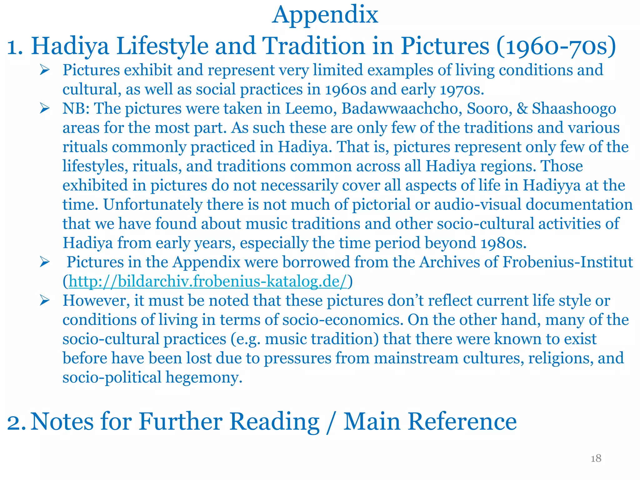 History of the Hadiya (Hadiyya) People in Ethiopia - An Overview | PDF