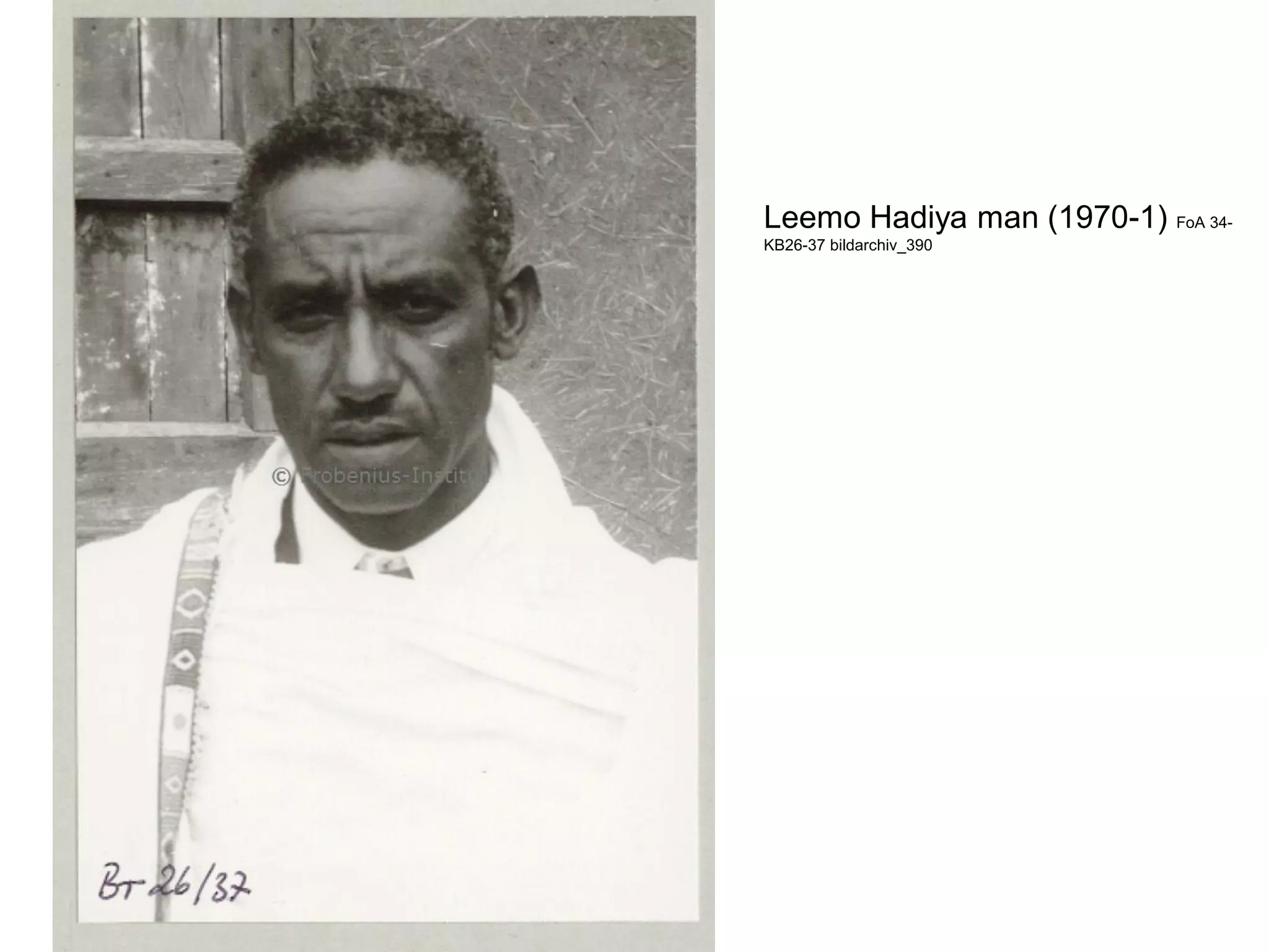 History of the Hadiya (Hadiyya) People in Ethiopia - An Overview | PDF