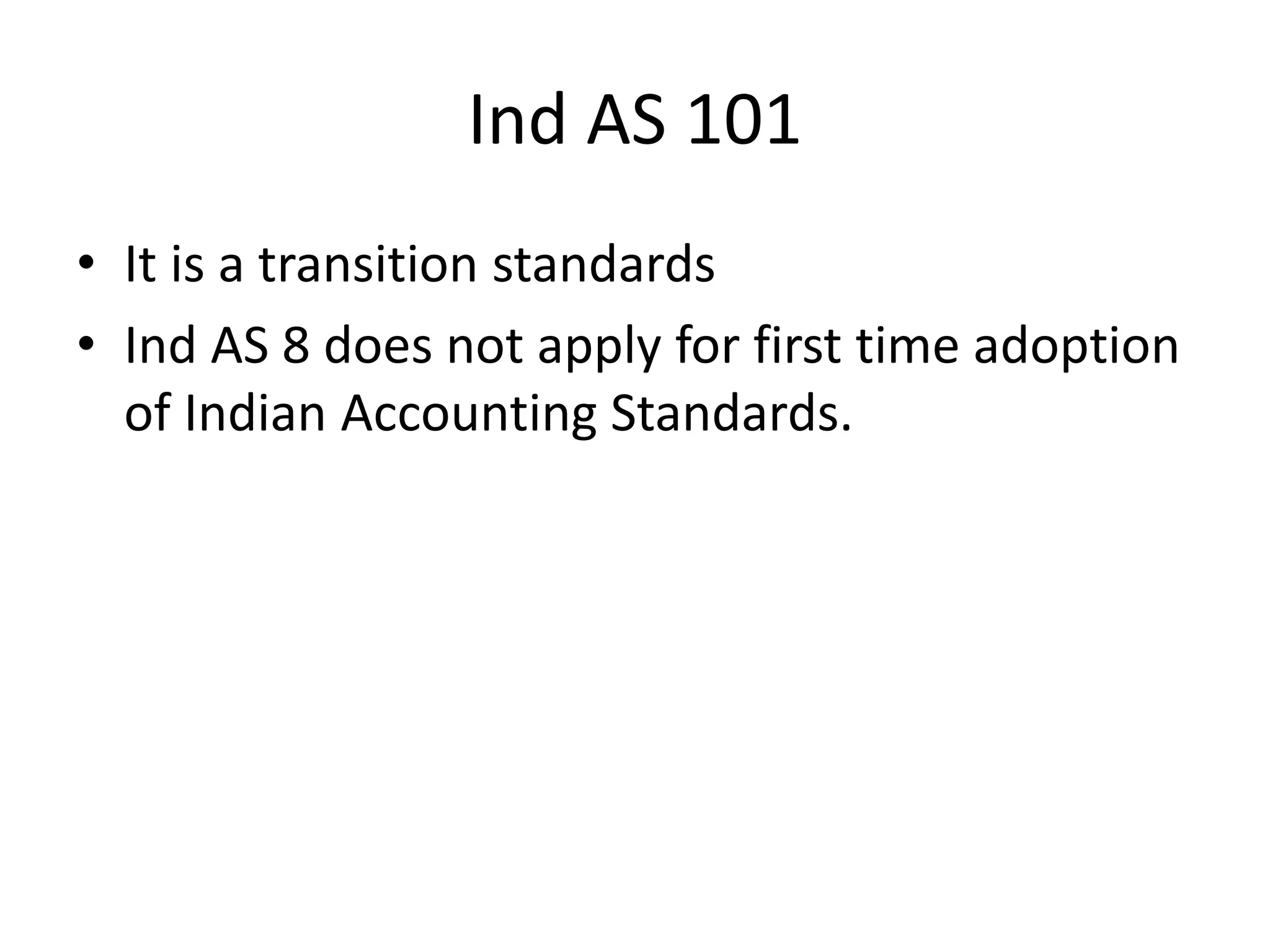 Summary of ind as | PPTX
