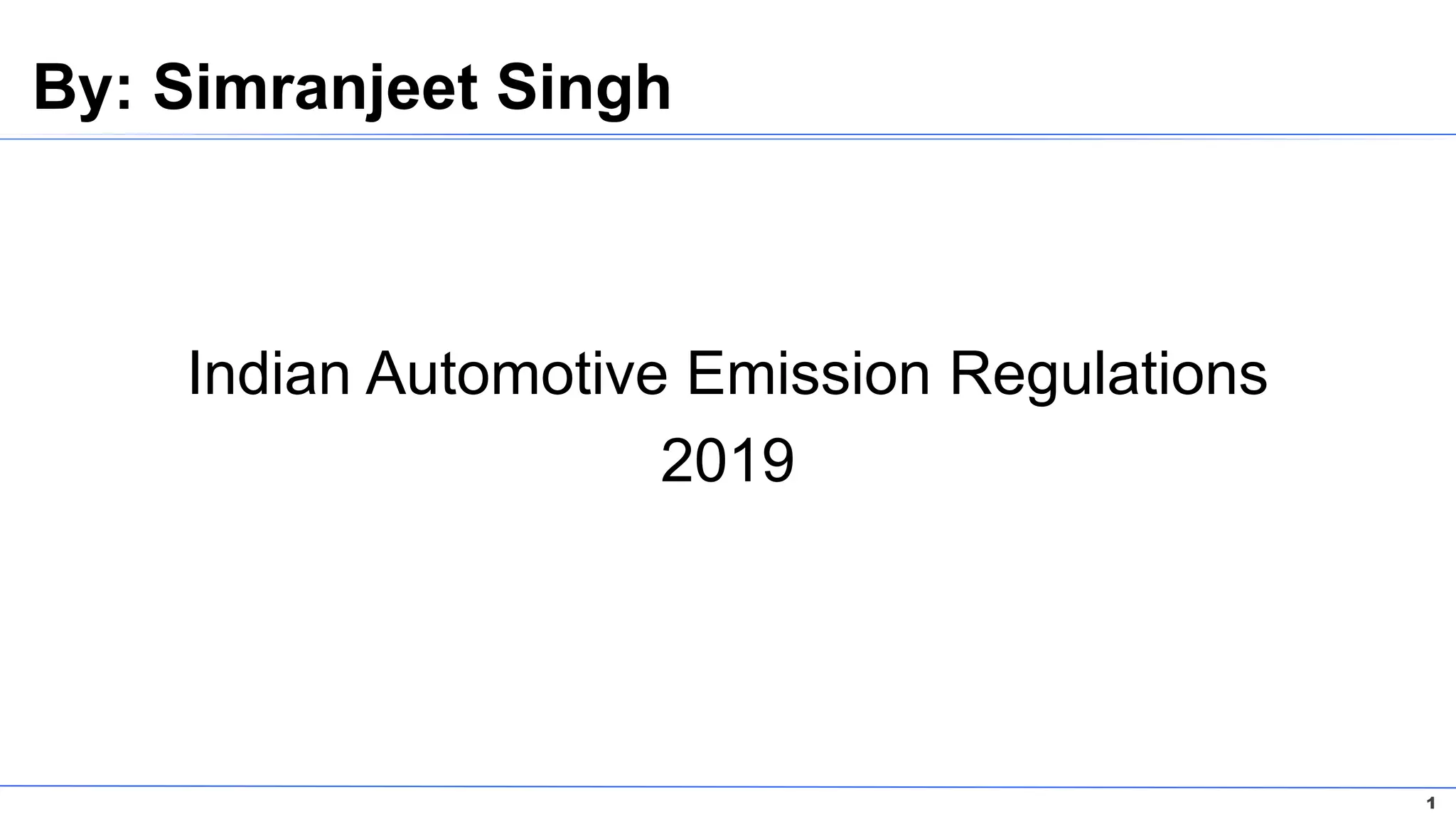 Summary of indian automotive emission regulation summary | PDF