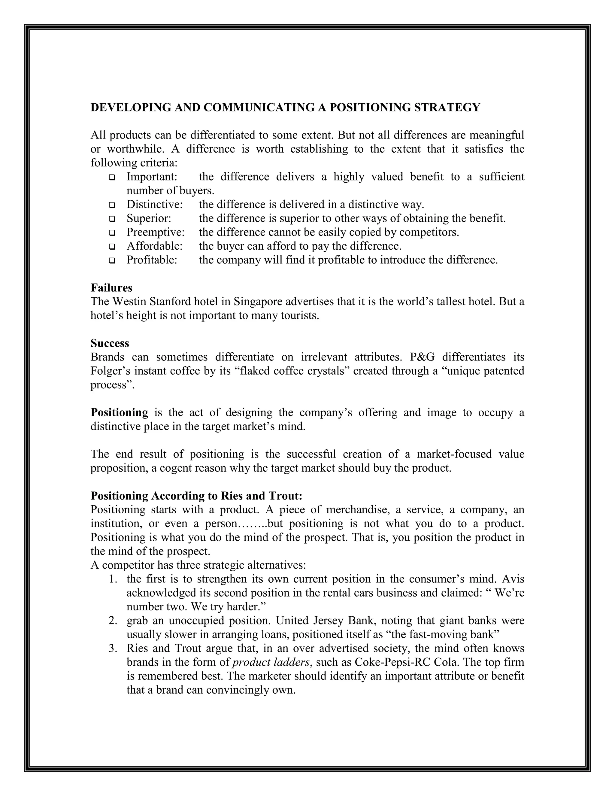 Summary of kotler's marketing management book | PDF