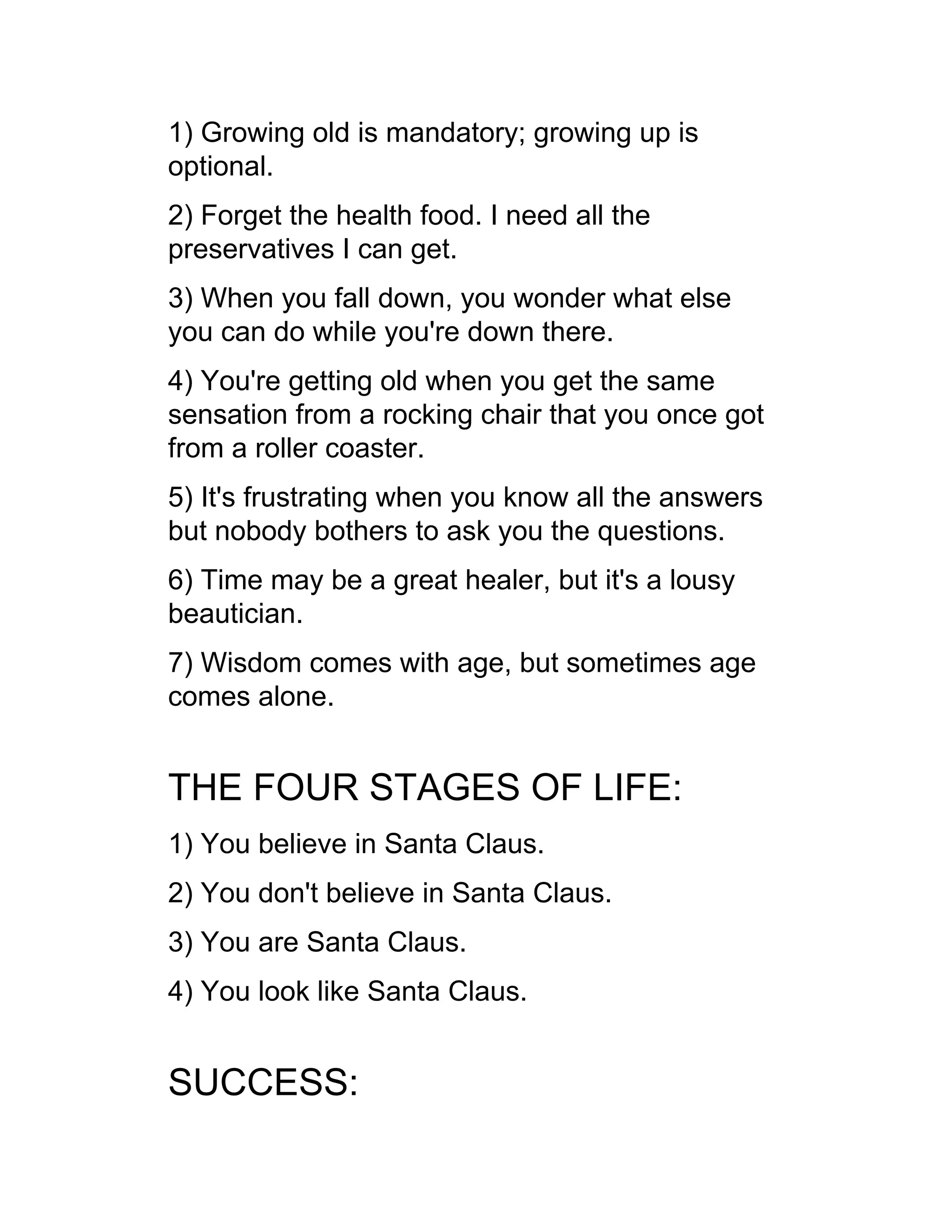 Summary Of Life! | PDF