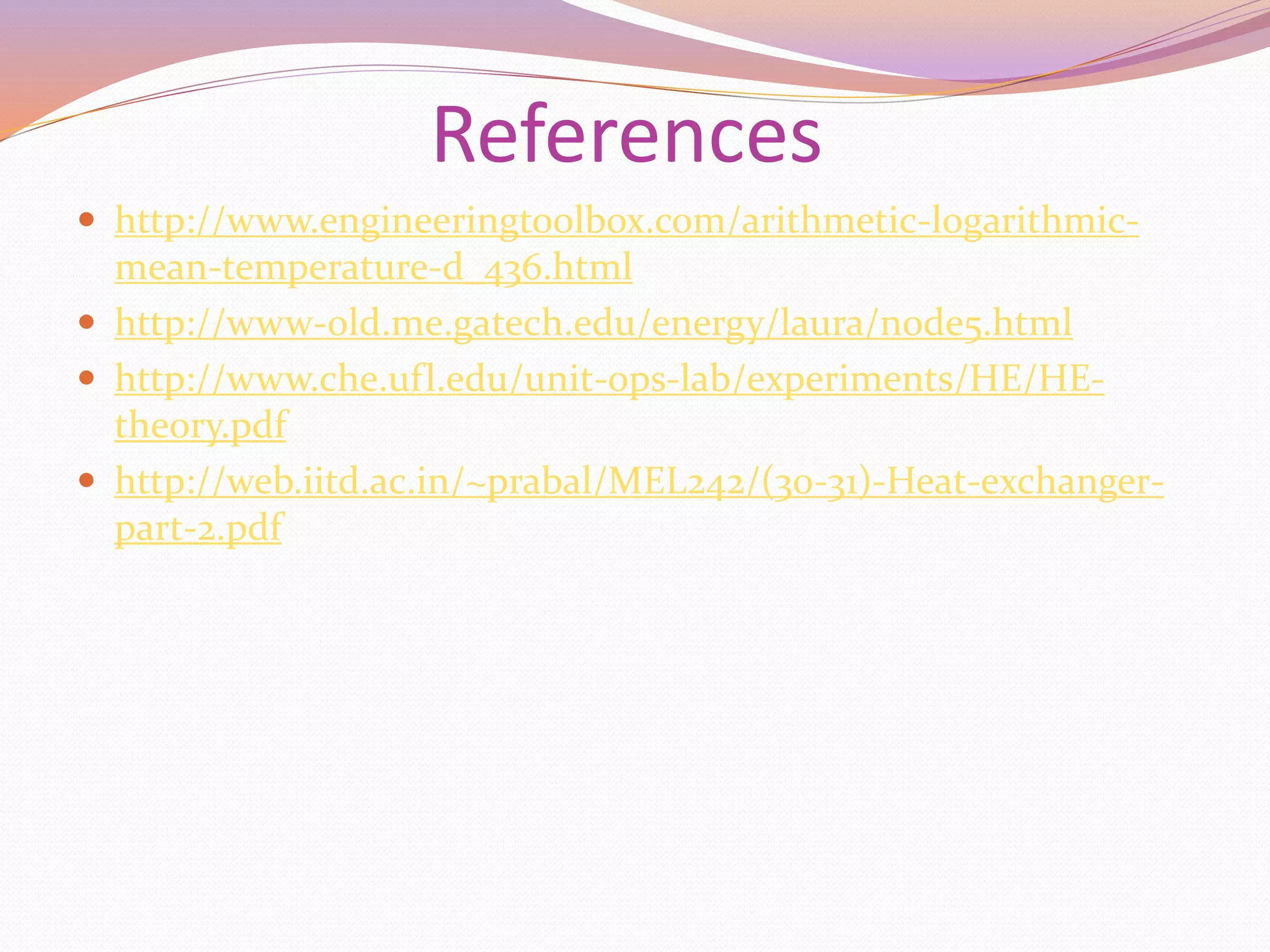 Summary of lmtd and e ntu | PPTX