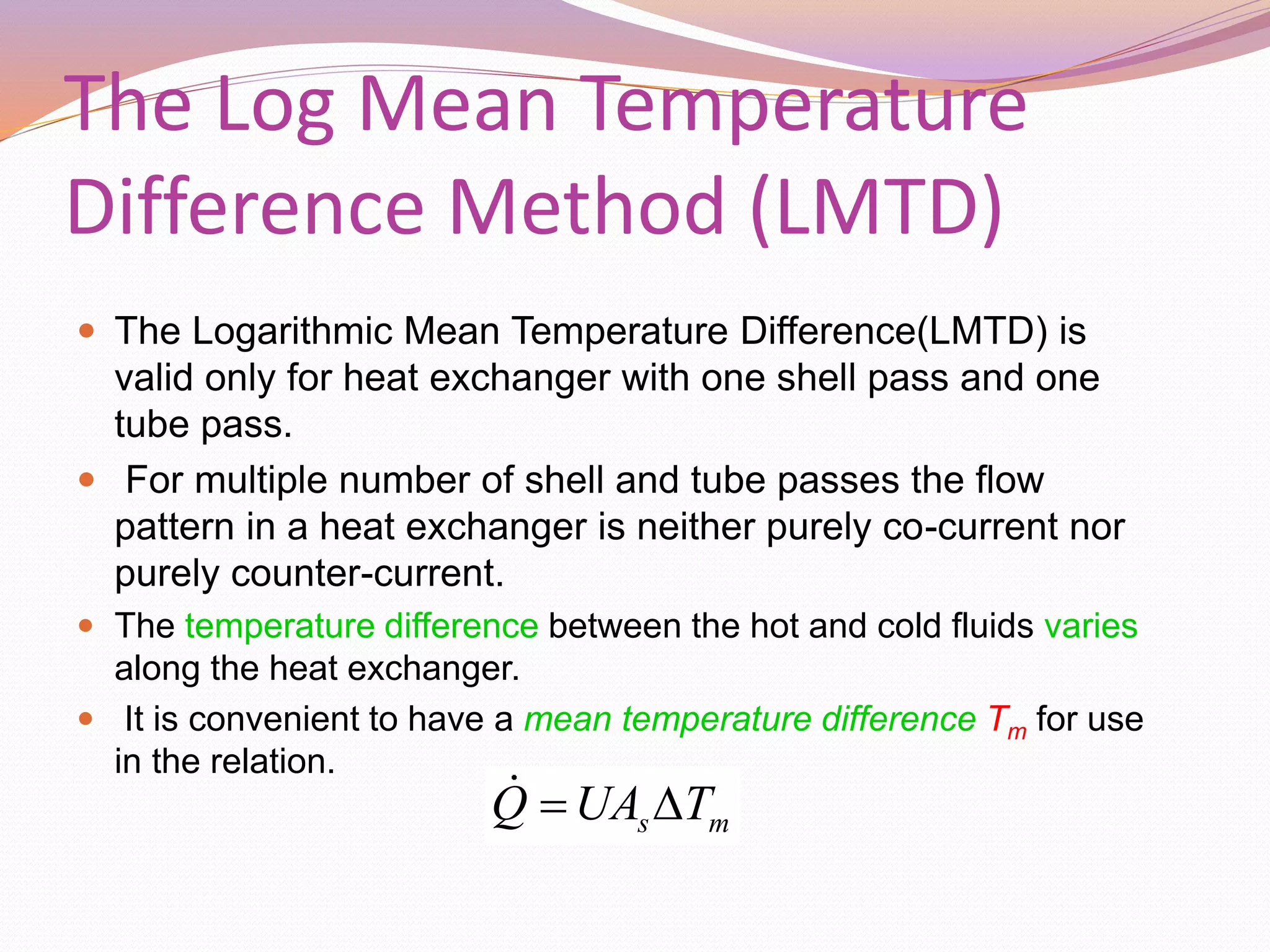 Summary of lmtd and e ntu | PPTX