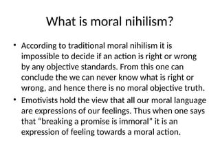 Summary of Moral Nihilism.pptxxxxxxxxxxxxxxxxxxxxx | PPTX
