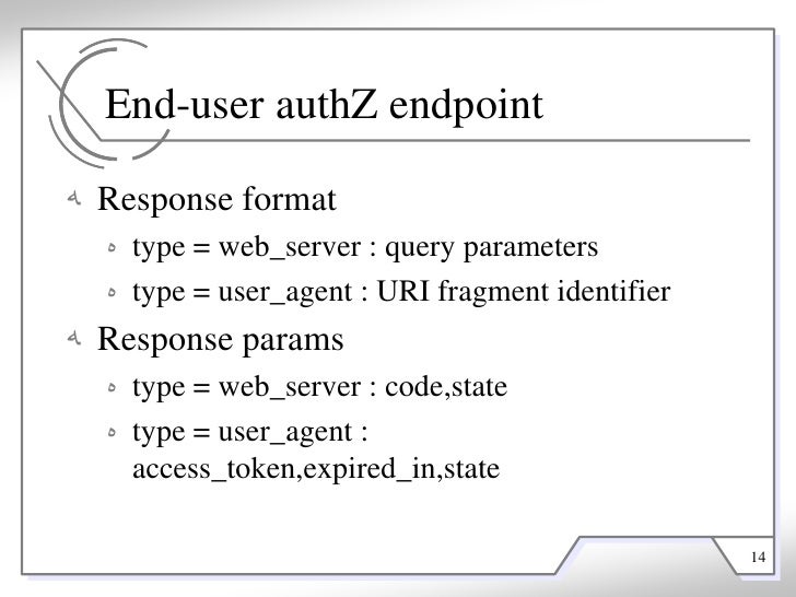 Summary of OAuth 2.0 draft 8 memo