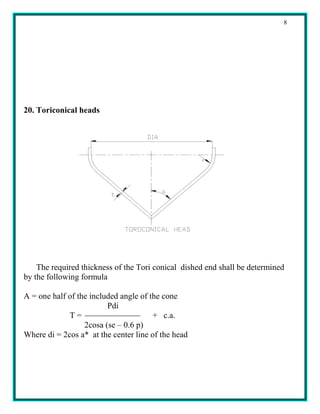 Summary of pressure vessel 1 | PDF