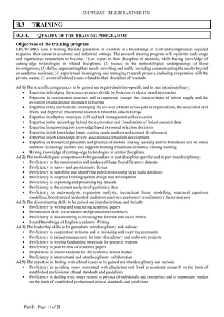 Summary of Eduworks project | PDF