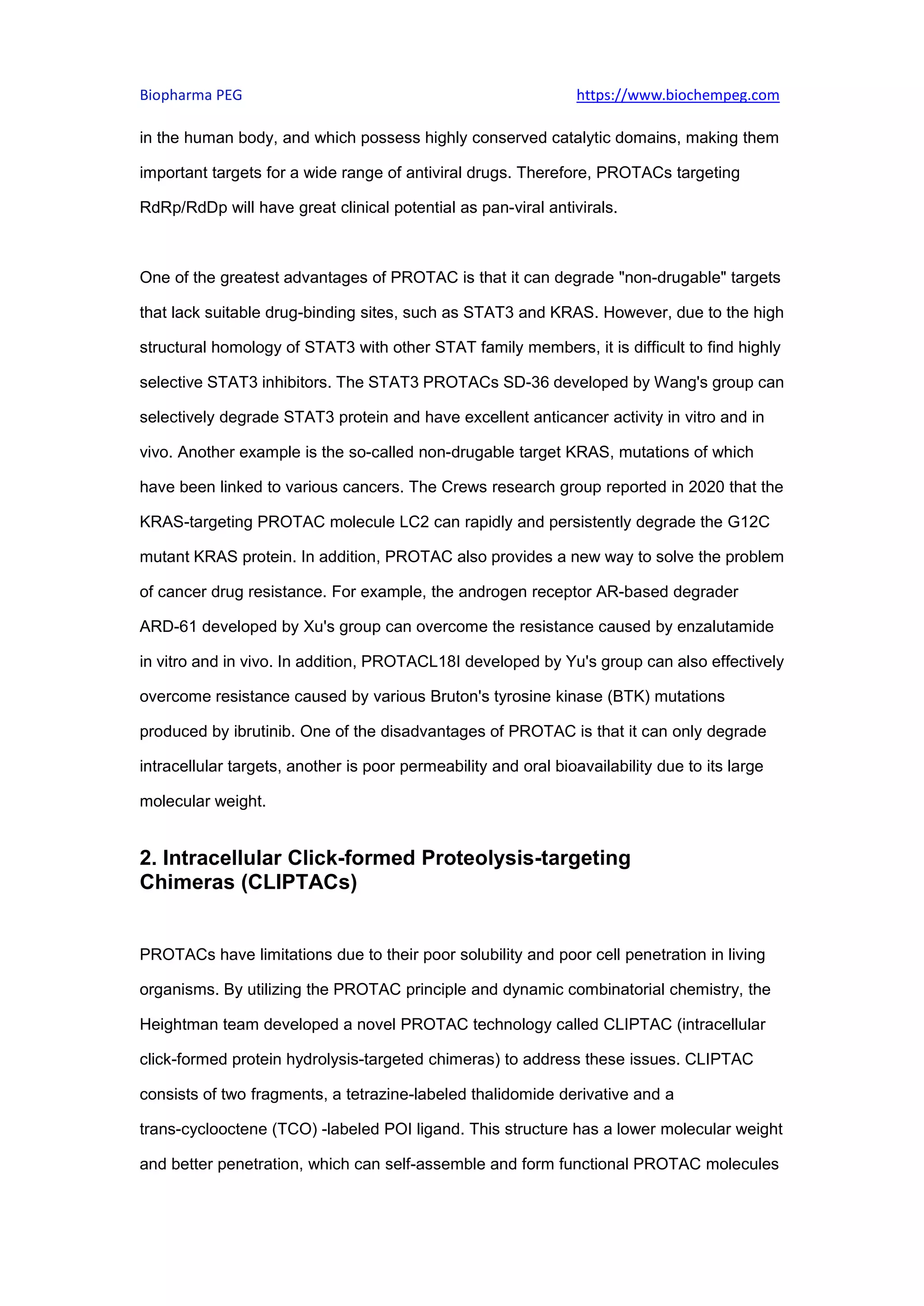 Summary of PROTAC And Other Targeted Protein Degradation Technologies.pdf