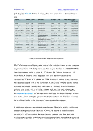 Summary of PROTAC And Other Targeted Protein Degradation Technologies.pdf
