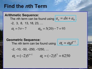 Sequence and Series Review | PPT
