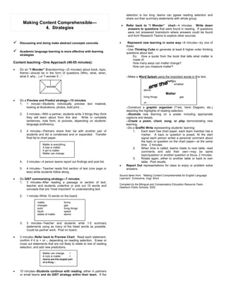 SIOP Strategies | PDF | Education