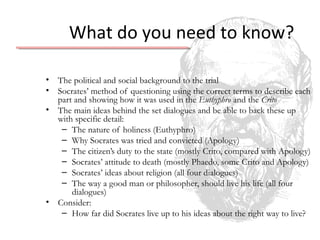 Summary of socrates | PPT
