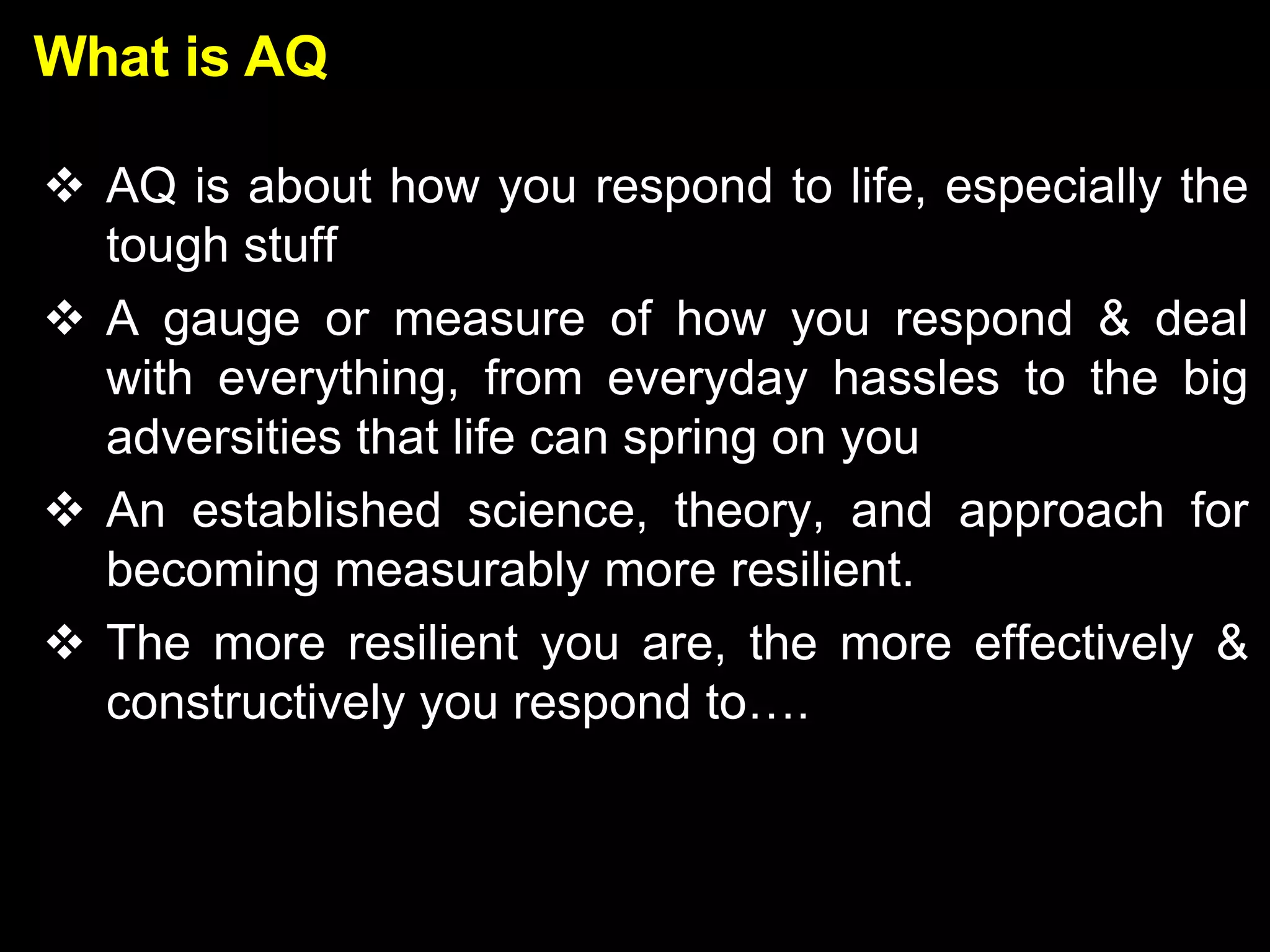 Summary-Adversity Quotient | PDF