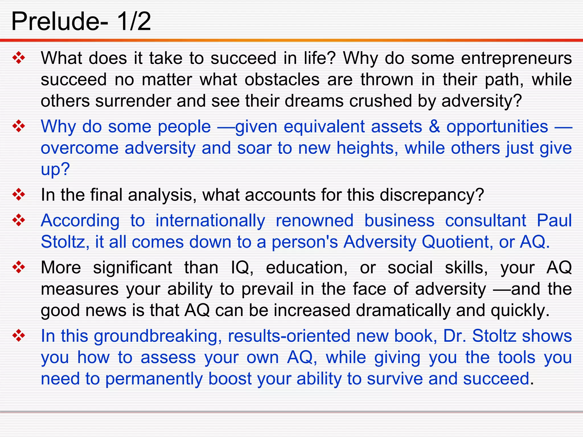 Summary Adversity Quotient Pdf Mental Health Diseases And Conditions