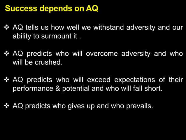 Summary-Adversity Quotient | PDF | Mental Health | Diseases and Conditions