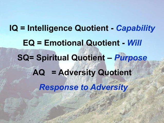 Summary-Adversity Quotient | PDF | Mental Health | Diseases and Conditions