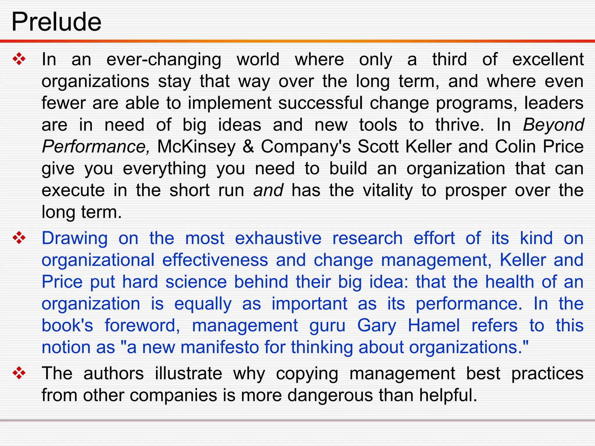 Beyond Performance | PDF
