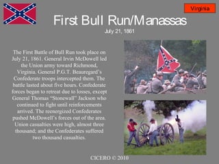 Summary of the civilwar | PPT