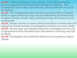 Summary of the_punic_wars[1] | PPT