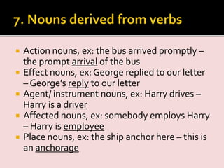 The semantic of morphological relations | PPTX