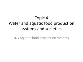 Summary of topic 4.3 | PPT