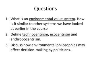Summary of topic 7 | PPT