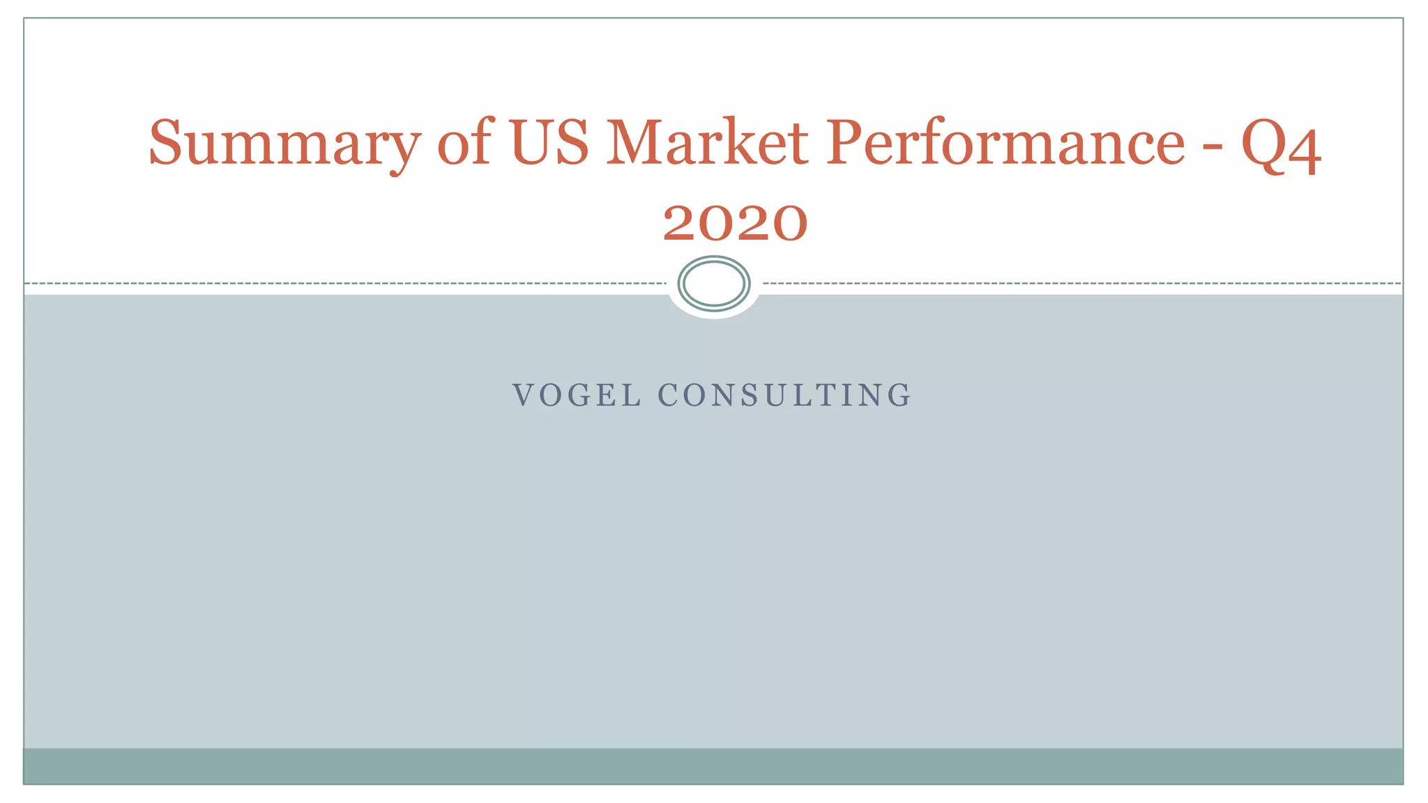 Summary of US Market Performance - Q4 2020 | PPT