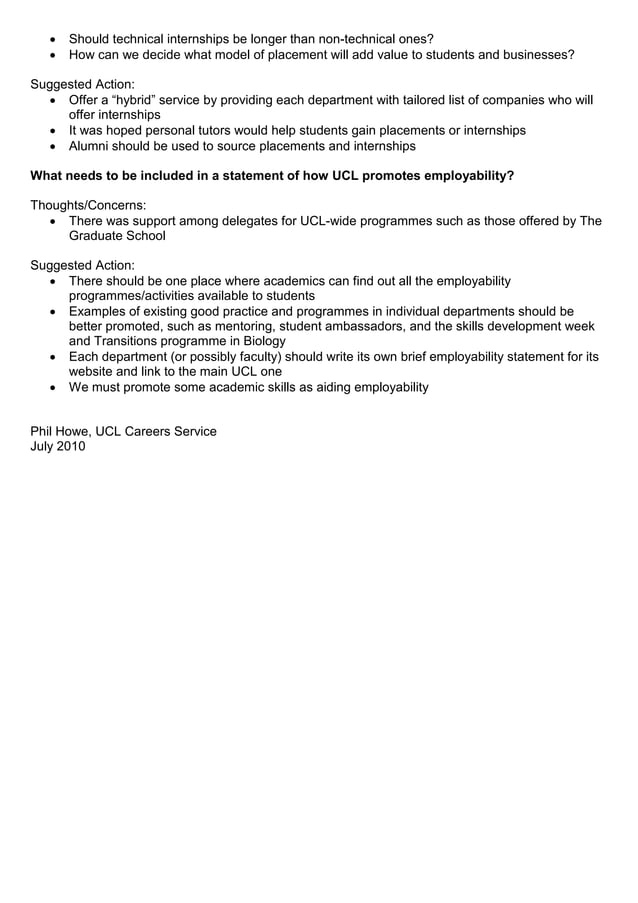 Summary of world cafe discussions | PDF