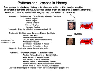 Summary overview of world history | PPT
