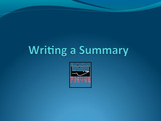 Summary ppt | PPT