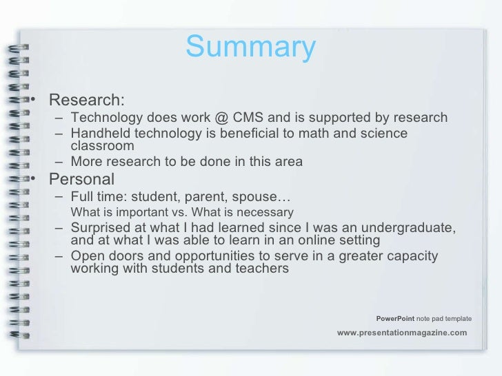 Oral Defense presentation