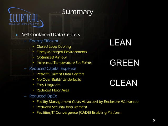 Summary Presentation | PDF