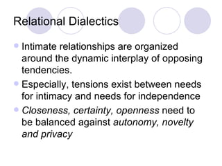 Summary Presentation On Theories Of Interpersonal Communication | PPT