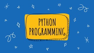 Summary python coding | PPT